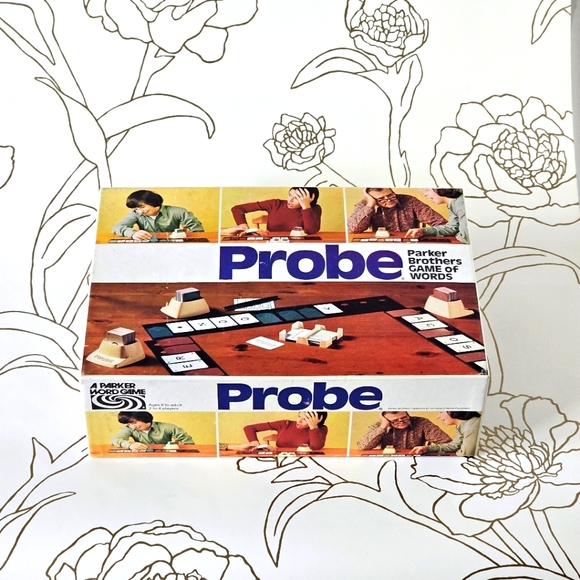Games | Vintage 1974 Probe Board Game Complete Parker Bros Word Game ...